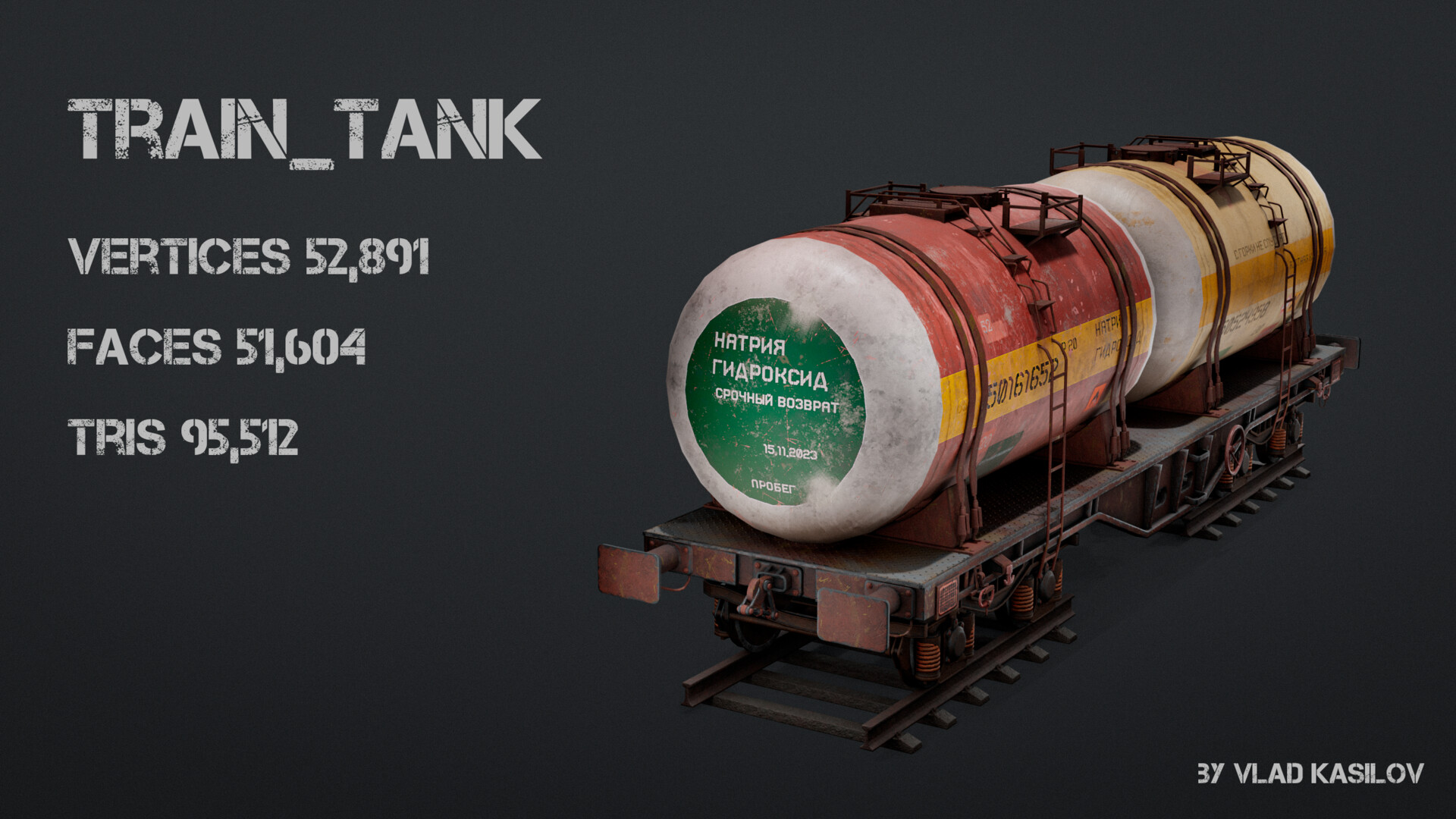 ArtStation - Train Tank