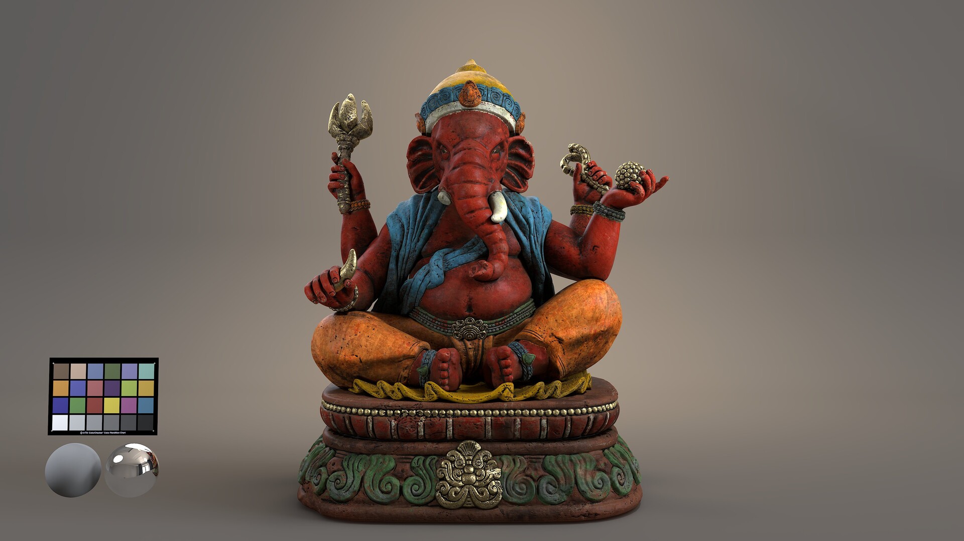 ArtStation - Ganesha Statue Texture