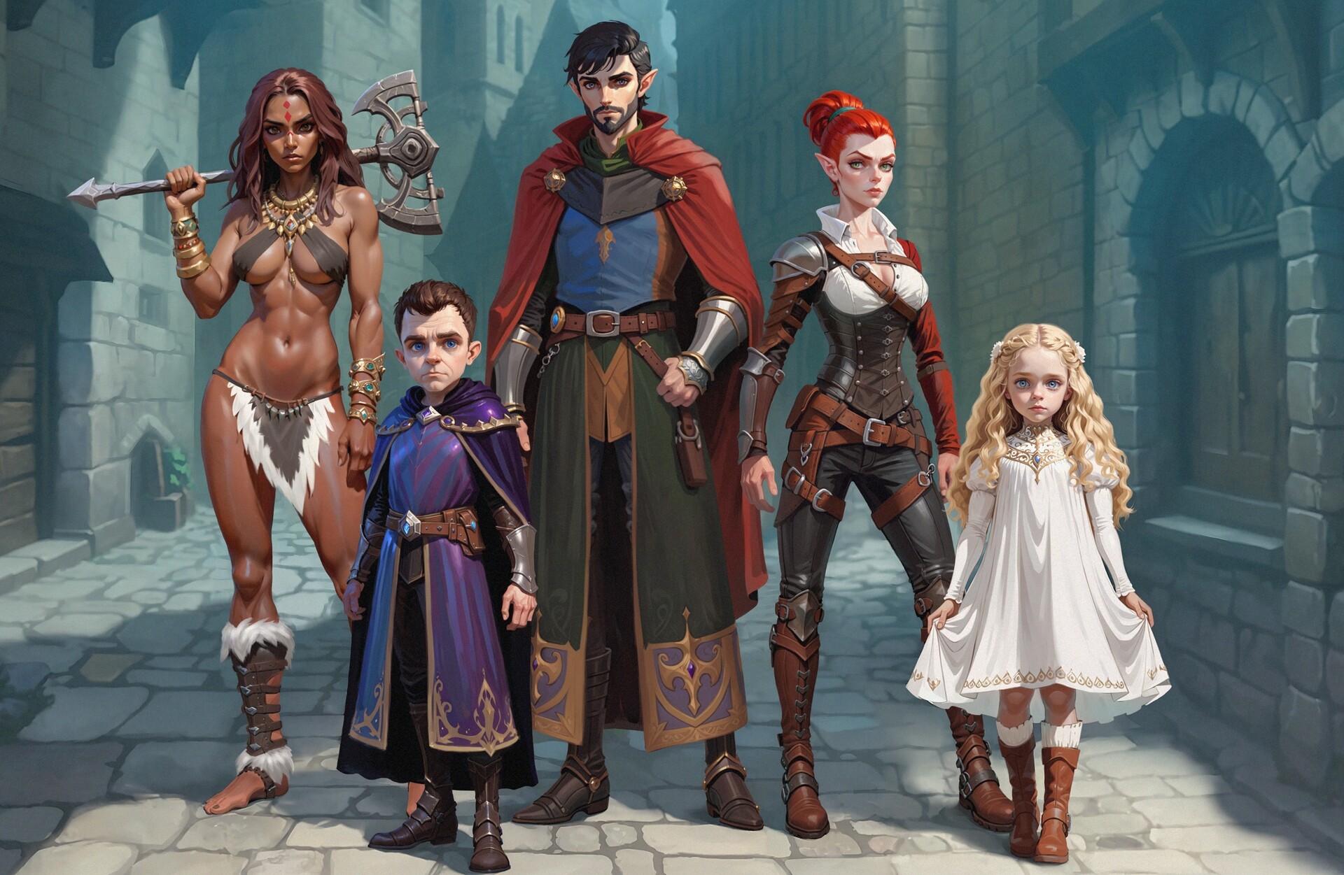 ArtStation - D&D Lords of Leilon Portrait Commission