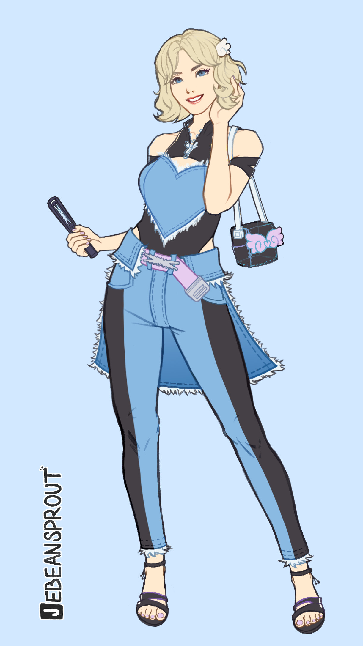 Jebeansprout - Overwatch 2 x Le Sserafim Mercy Fan Concept