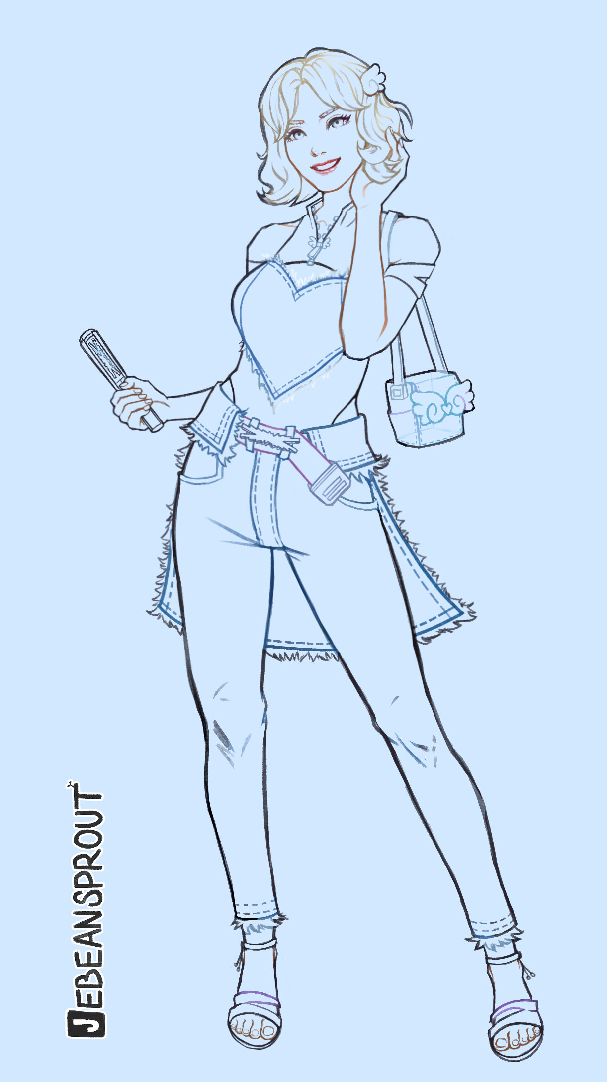 Jebeansprout - Overwatch 2 x Le Sserafim Mercy Fan Concept