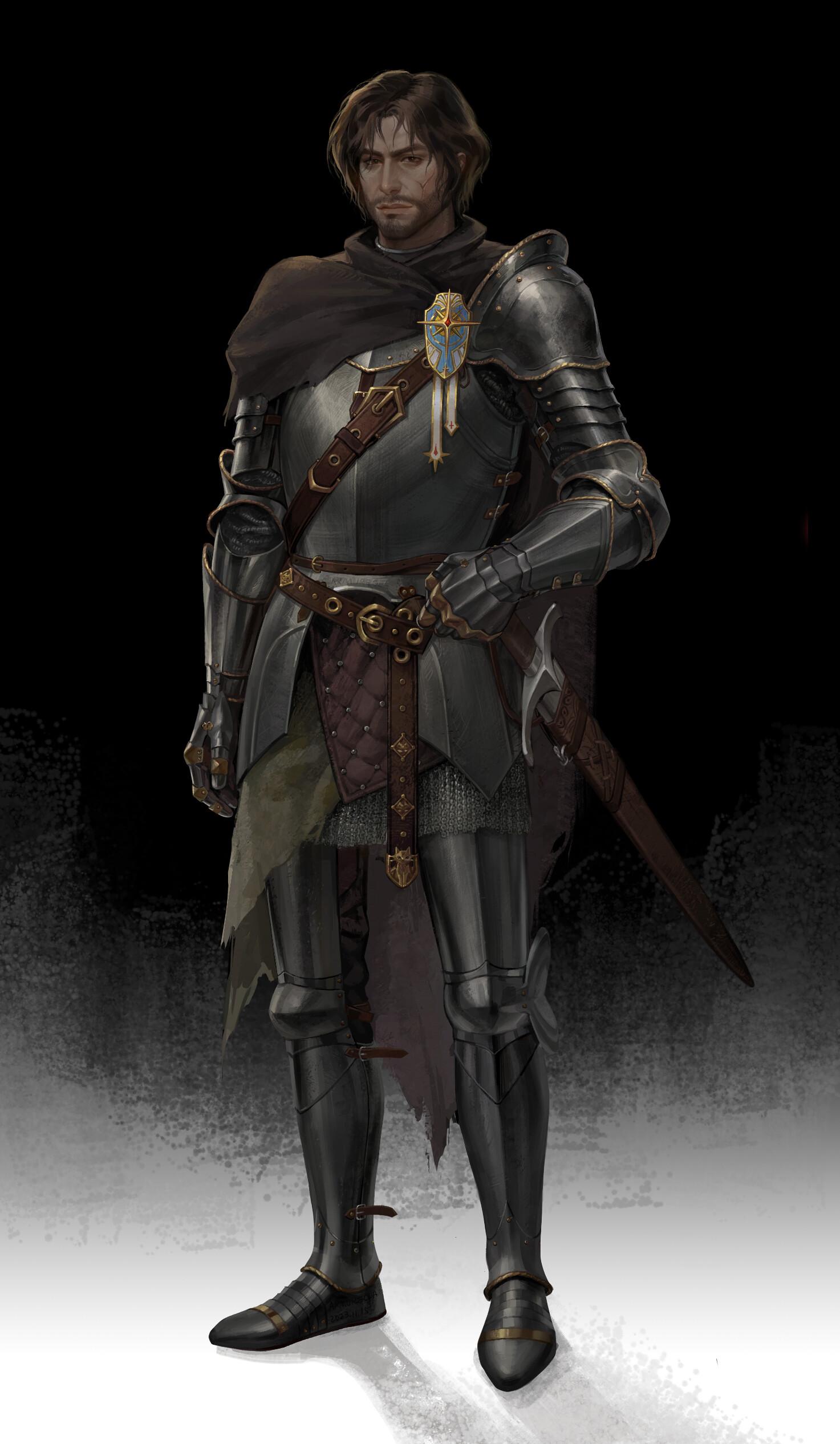 ArtStation - knight character practice