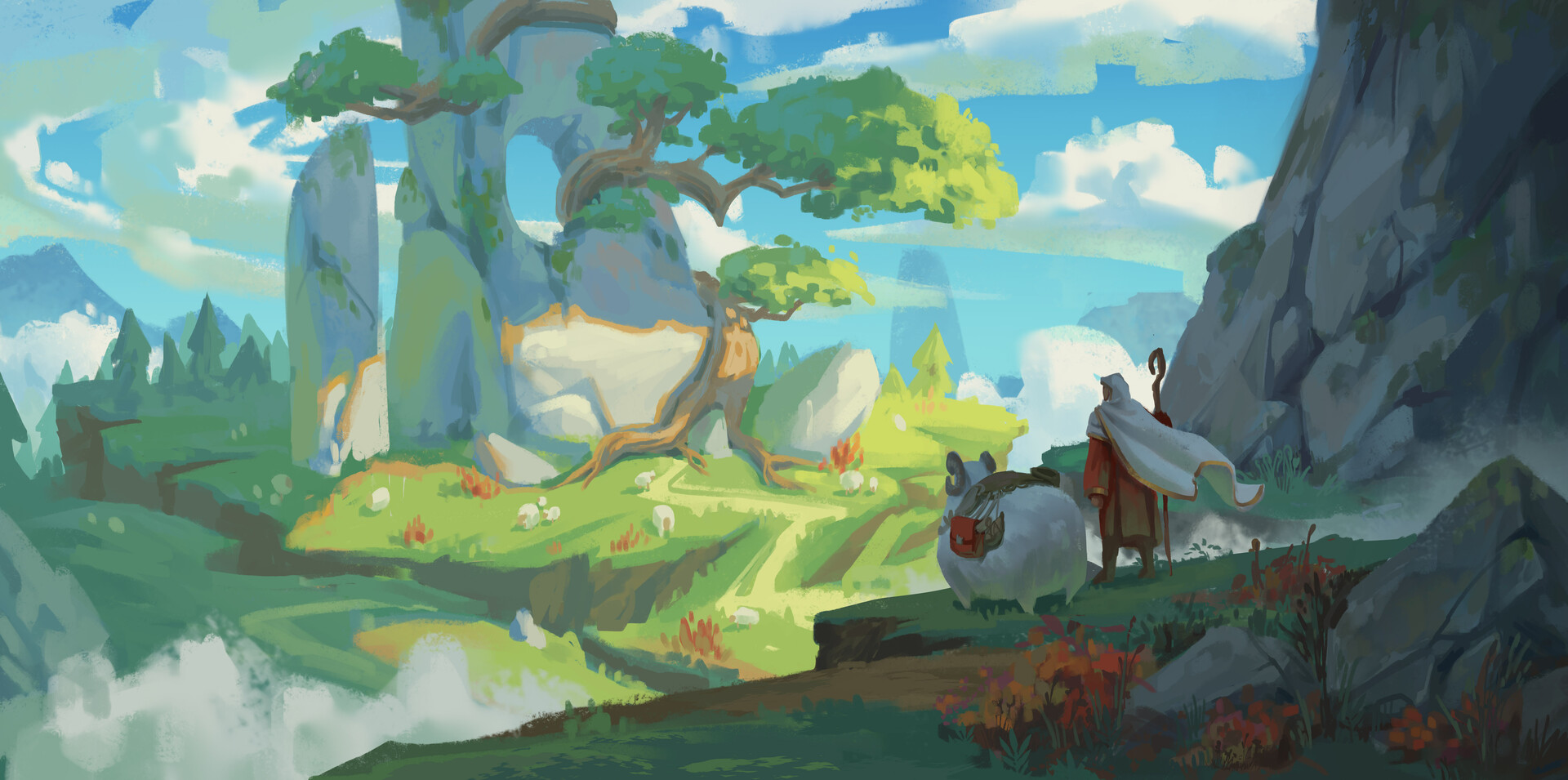 ArtStation - Sheep Fields