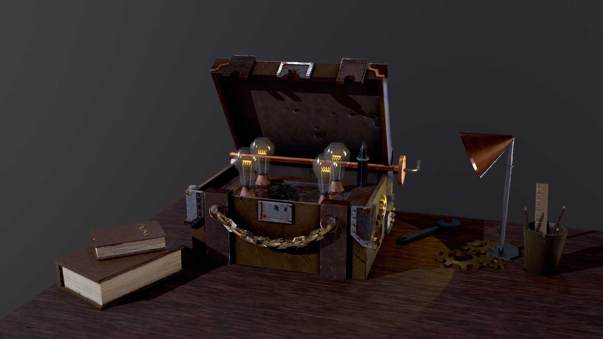 ArtStation - Steampunk Box