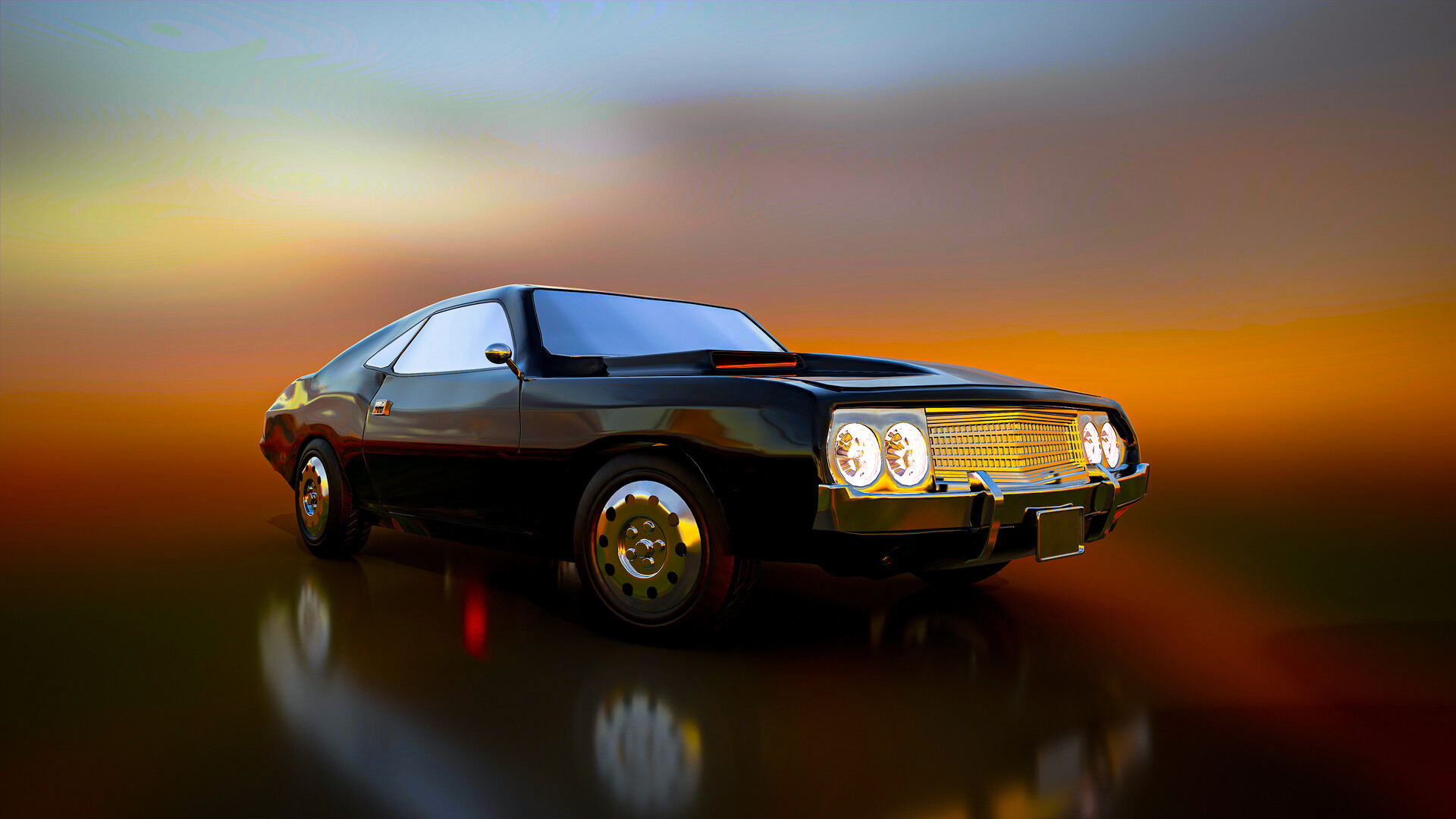 ArtStation - 1970 Dodge Challenger