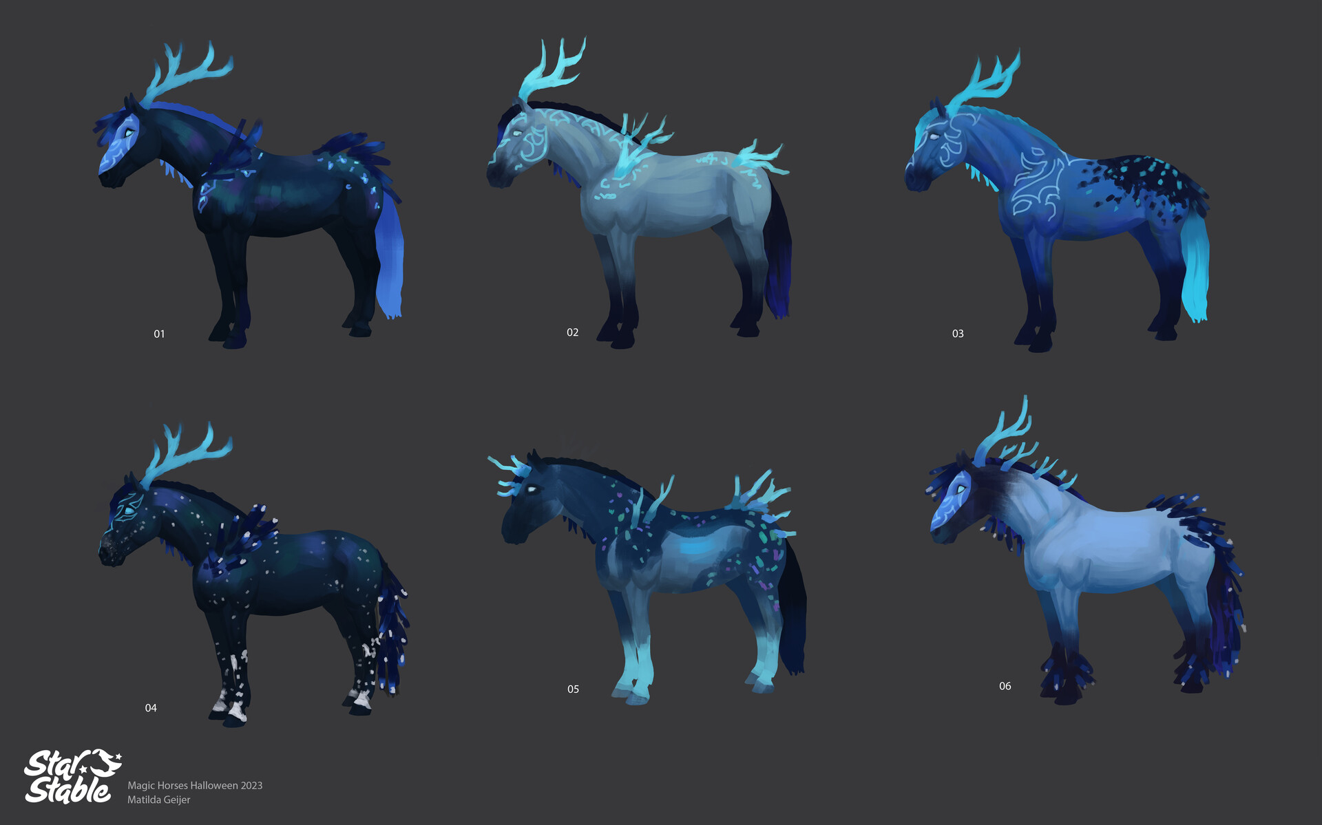 Matilda Geijer - Magic Halloween Horses 2023 - Vala witch