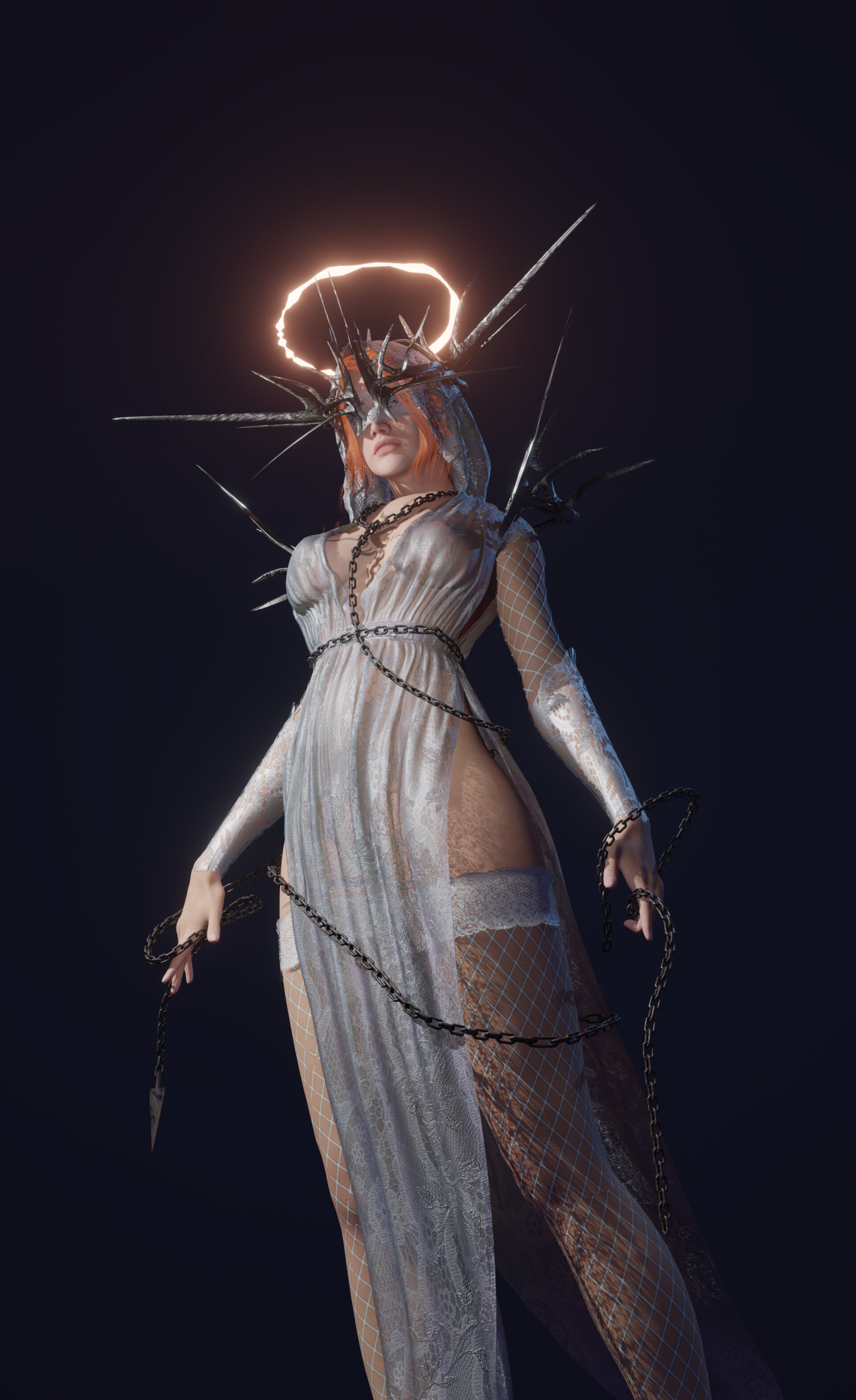 ArtStation - 白色的纱