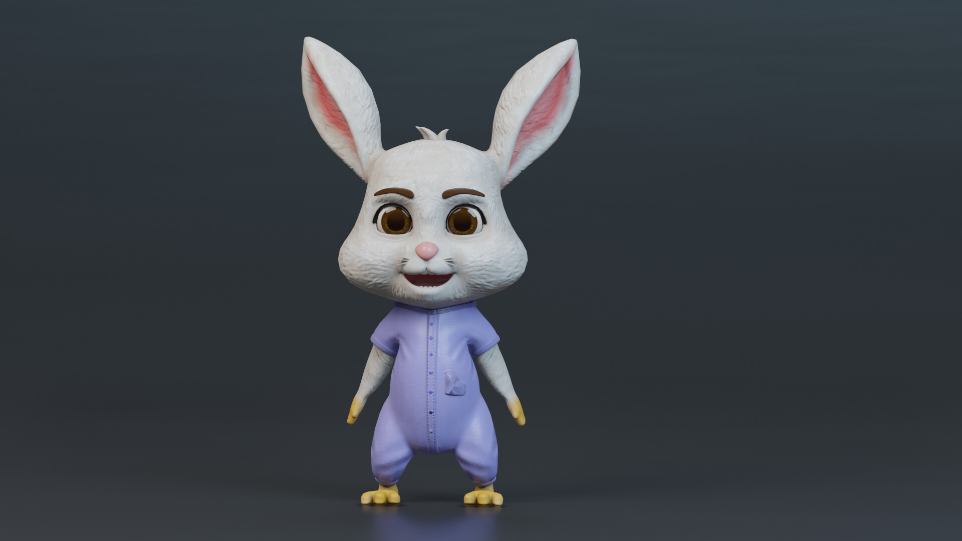 ArtStation - Cute and Stylized Rabbit character