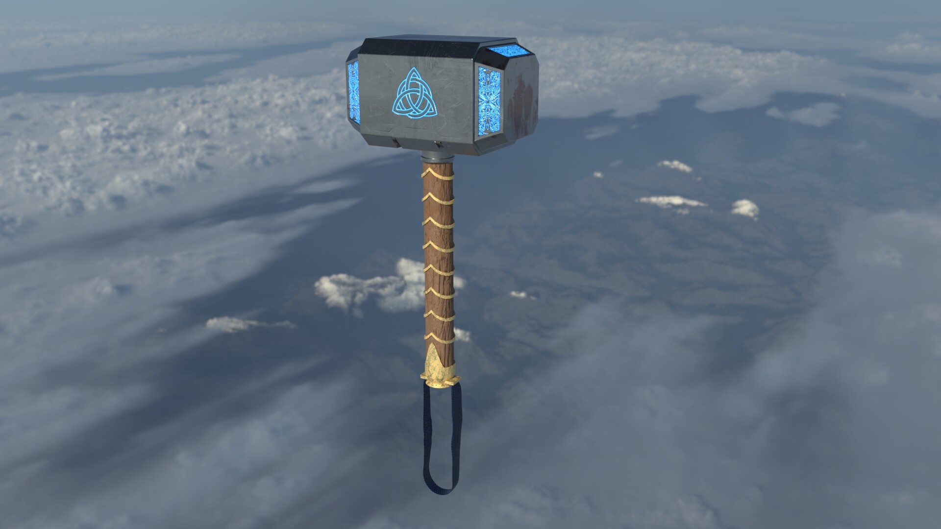 ArtStation - Mjölnir - Thor’s Hammer