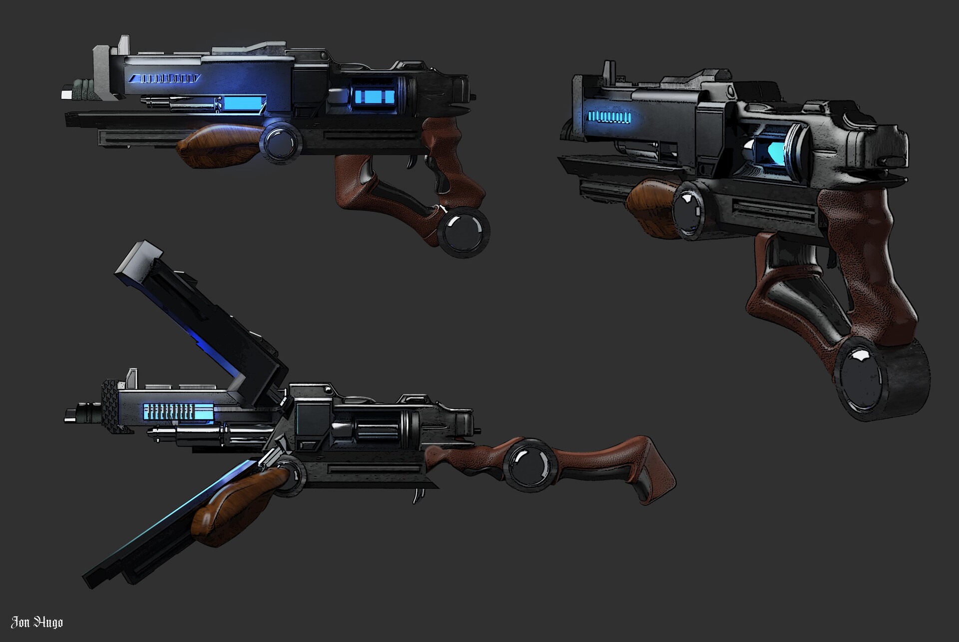 ArtStation - Spell-Casting Gun