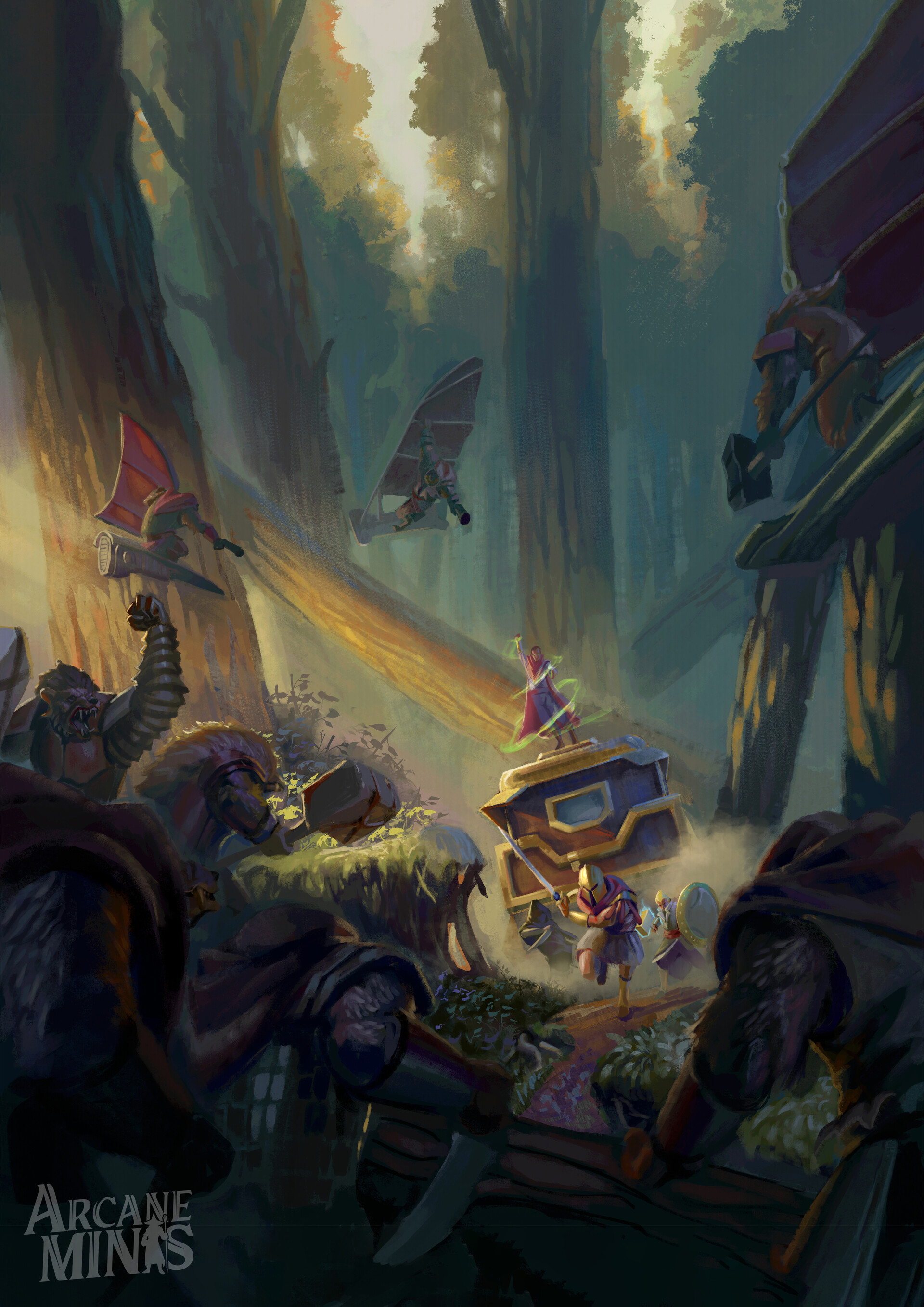 Danílo Valdéz - Forest Ambush- Arcane Minis