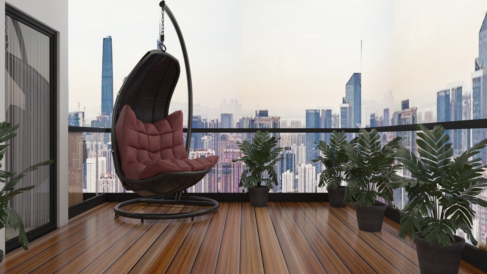 ArtStation - BALCONY VIEW