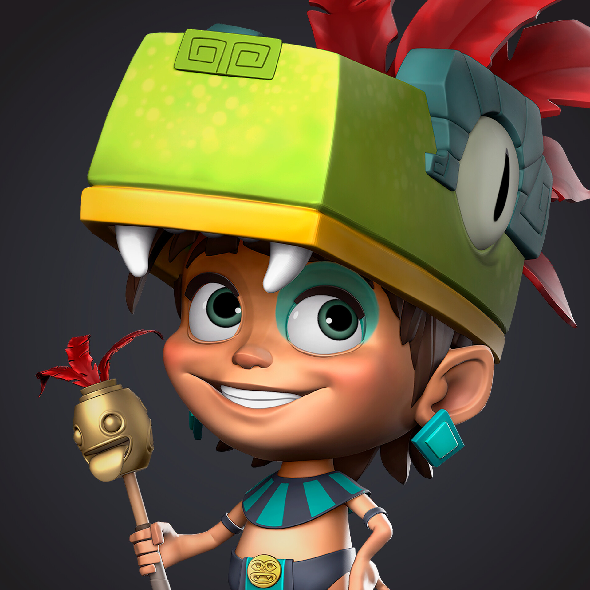 ArtStation - Aztec Boy