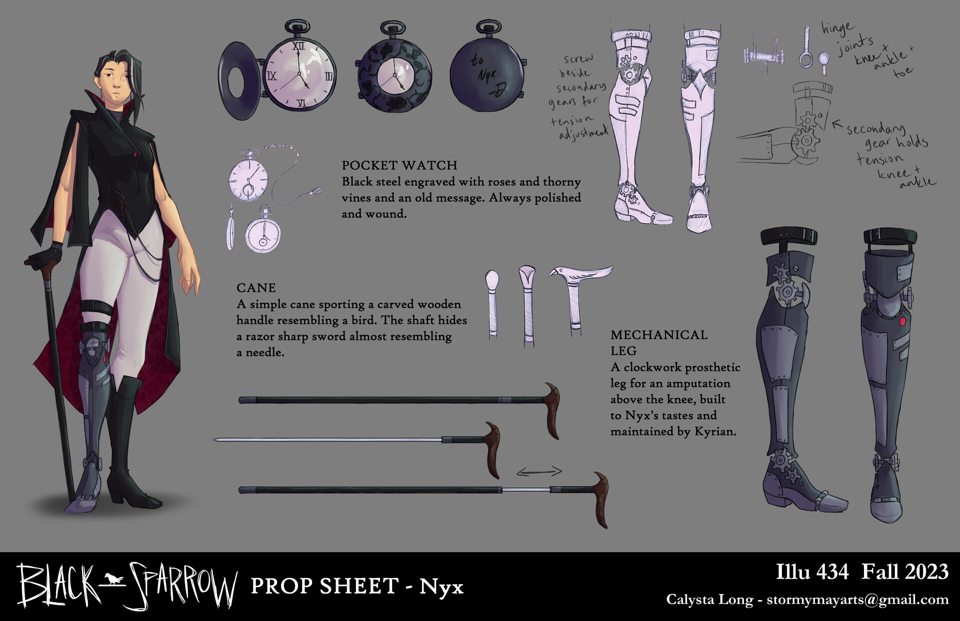 ArtStation - Prop Sheet - Nyx