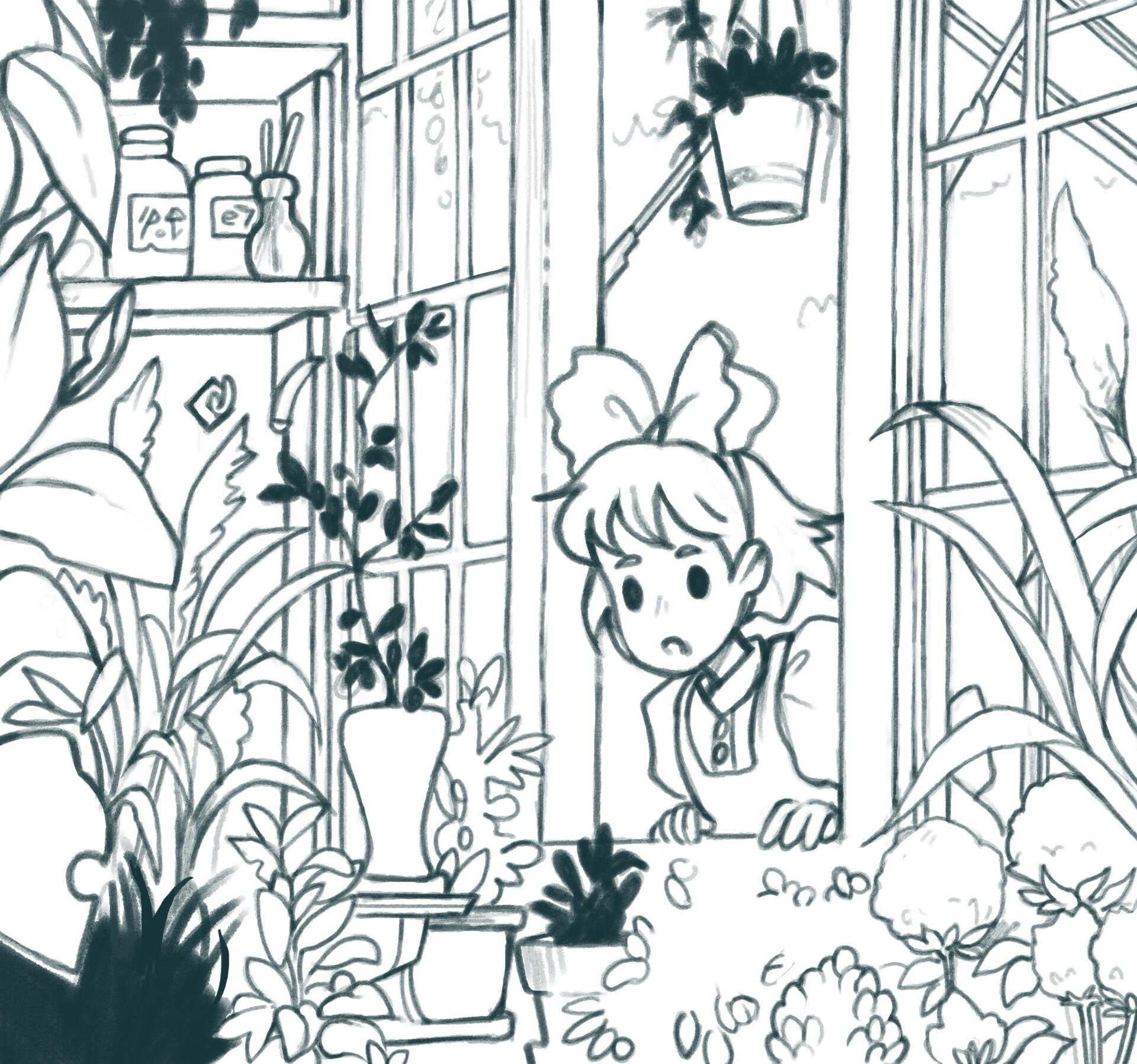 kikis delivery service coloring pages