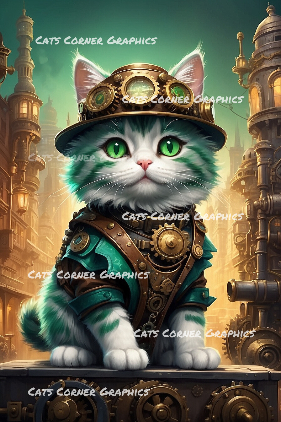 ArtStation - Steampunk Cats
