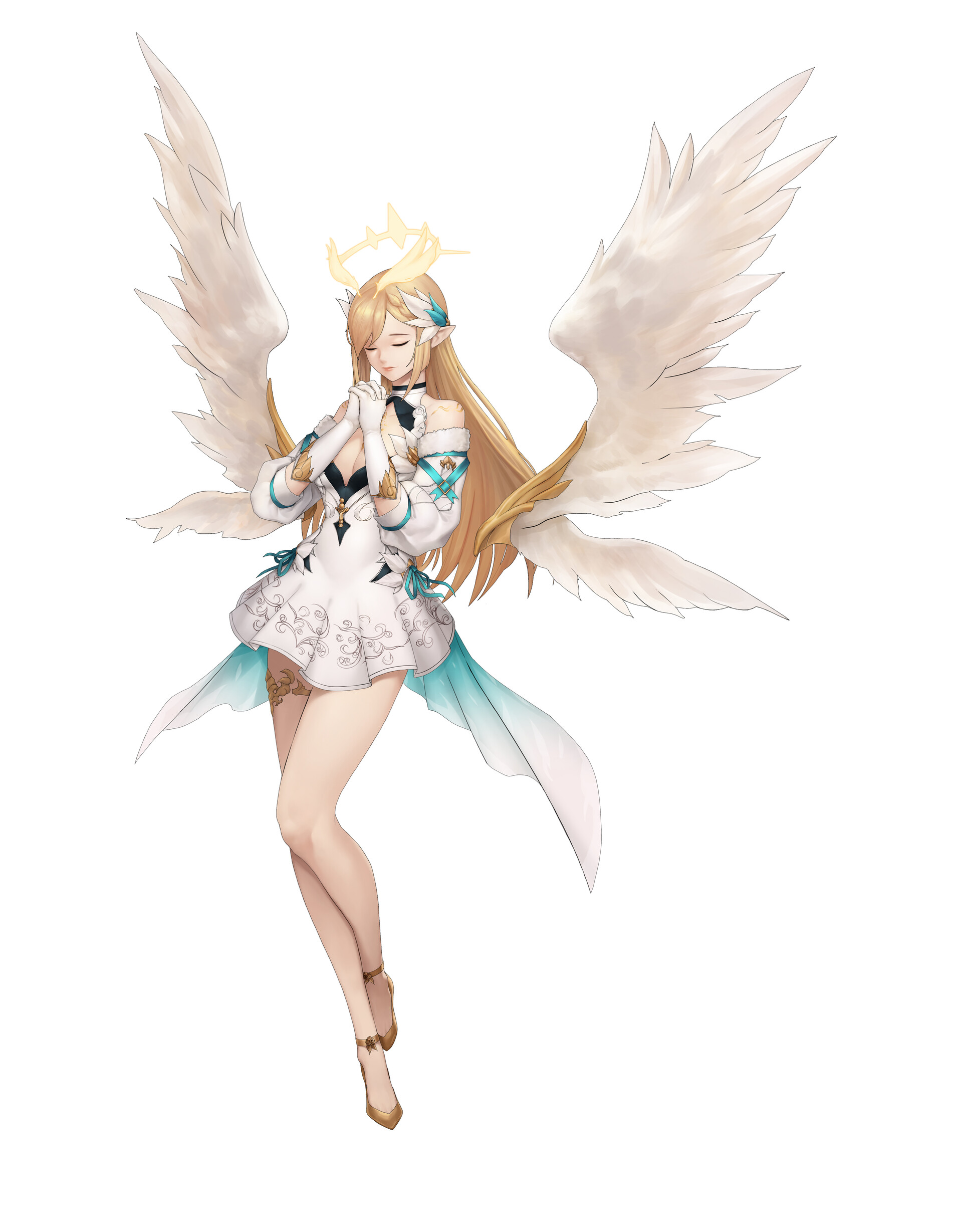 ArtStation - allm(SuperStorm)_K2project_나래_character skin sheet