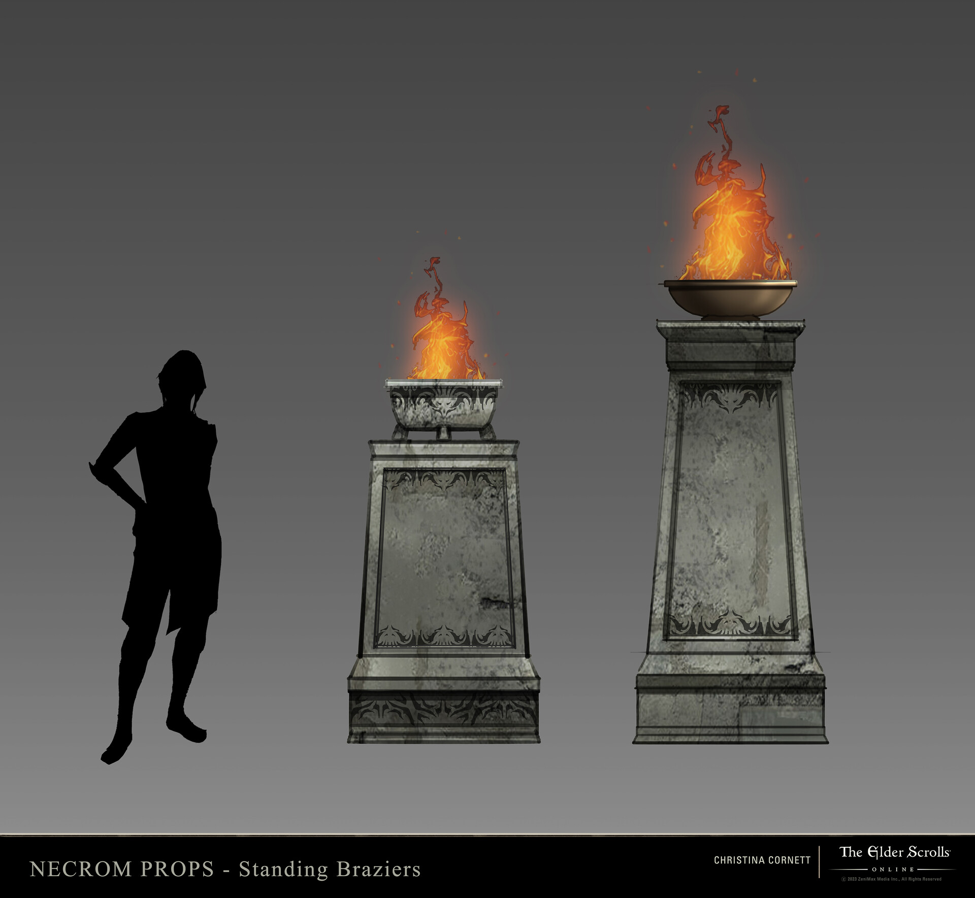 Christina Cornett - Elder Scrolls Online - Necrom - Standing Stone Brazier