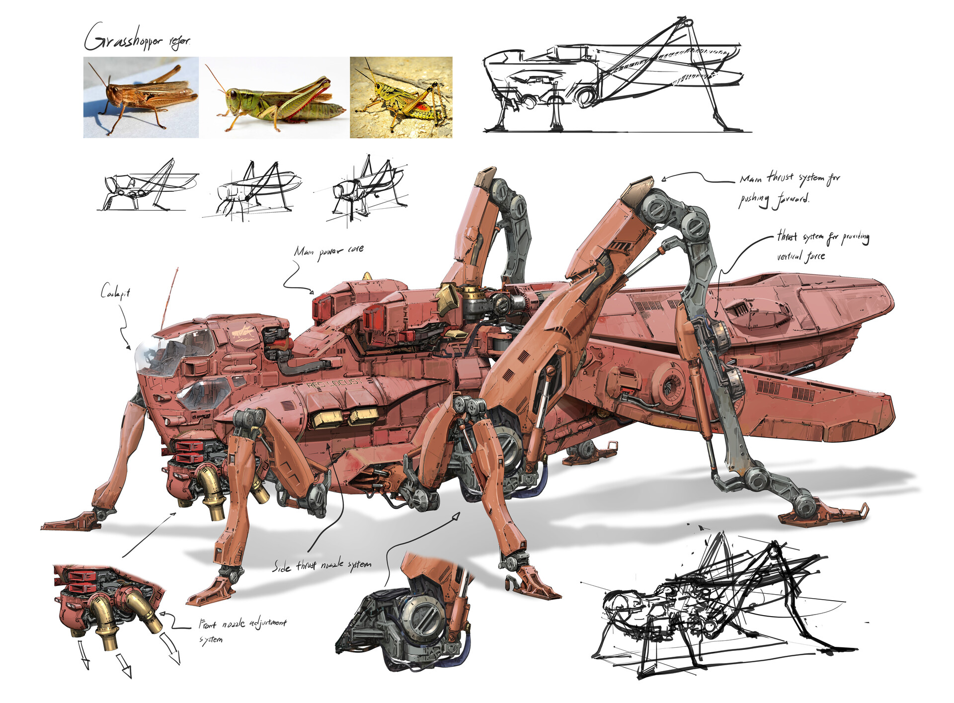 Longque Chen - Grasshopper Flying Mech