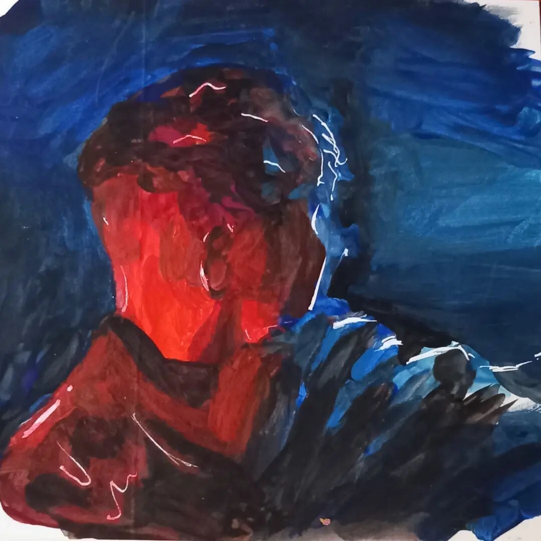 ArtStation - Abstract lighting portrait, 2022