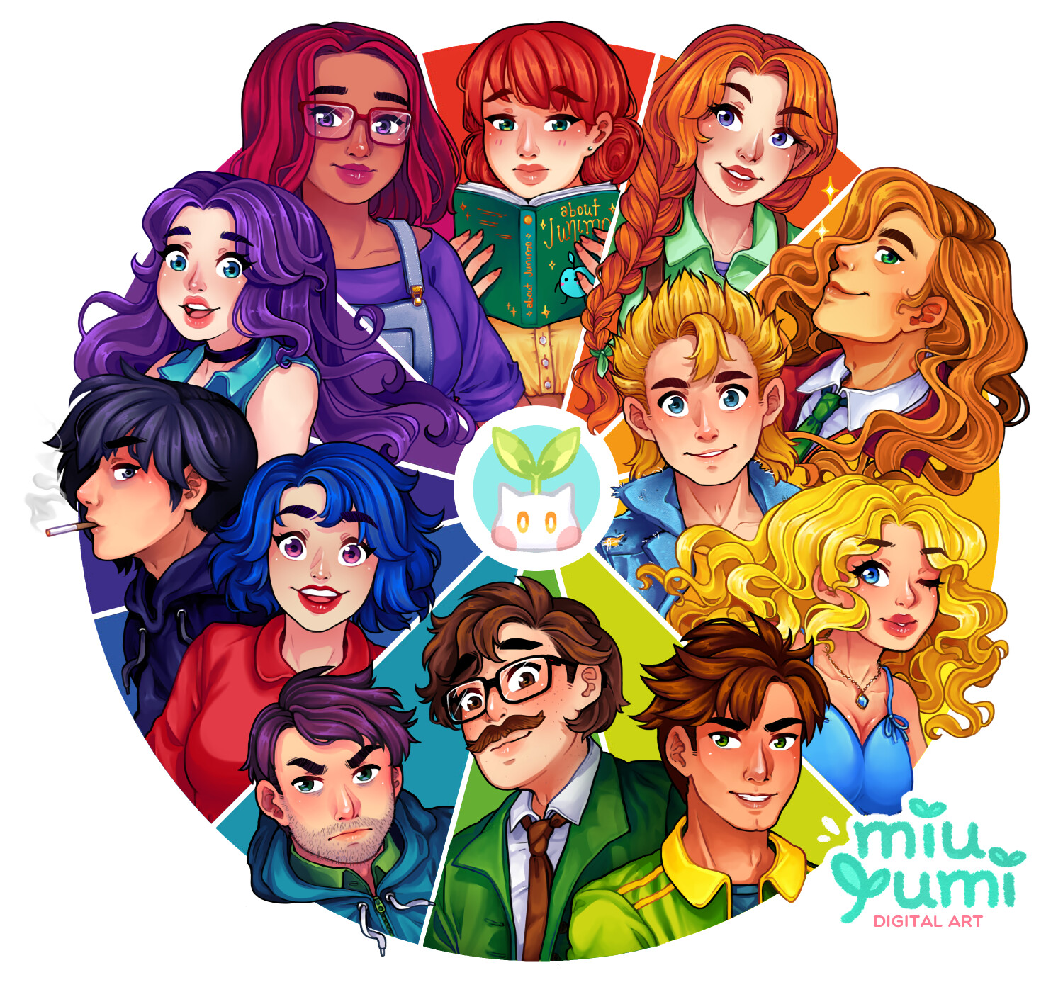 ArtStation - Stardew Valley Color Wheel Challenge