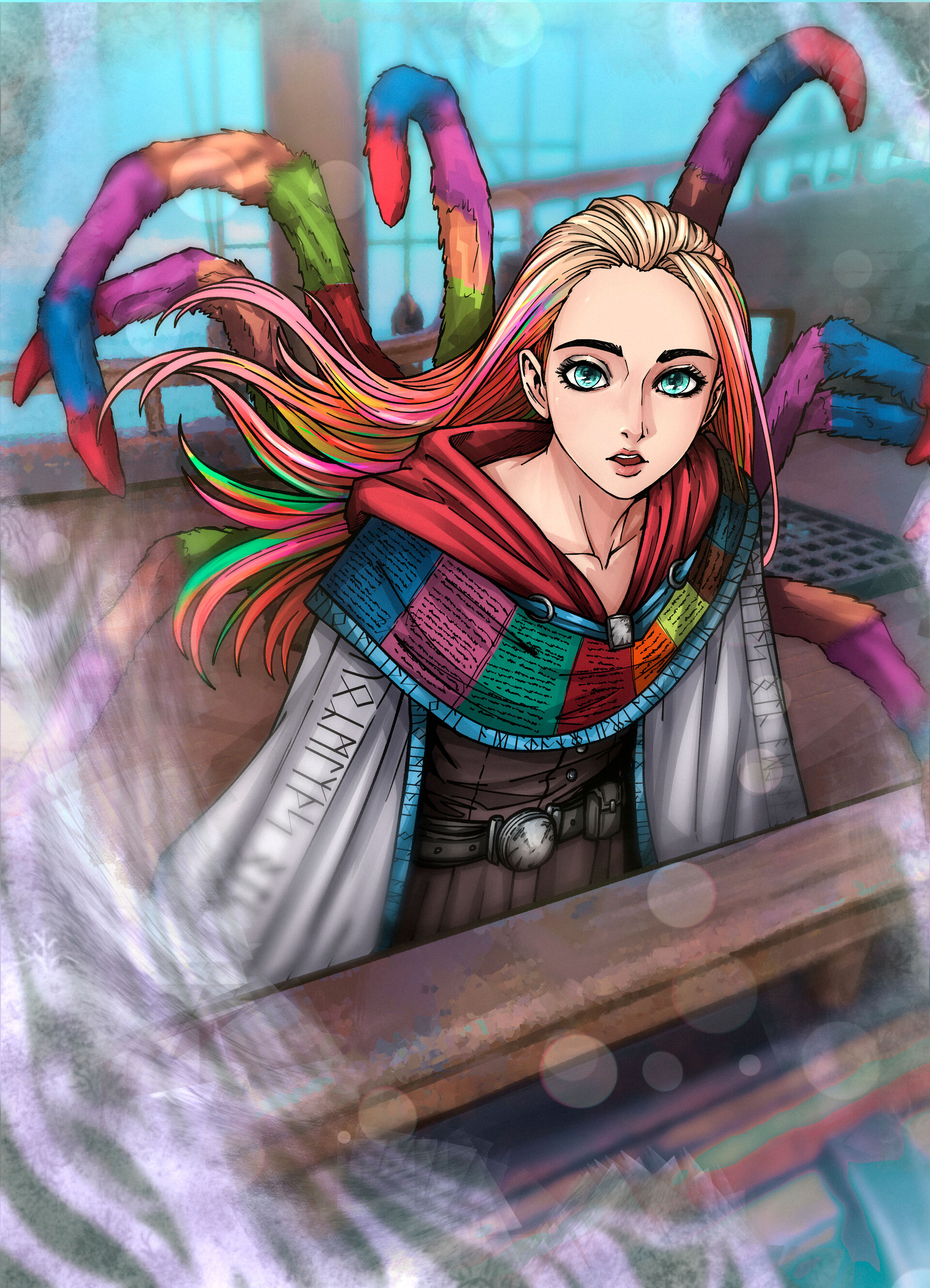 White Dog - Nimseka, the Anadi, Pathfinder Commission