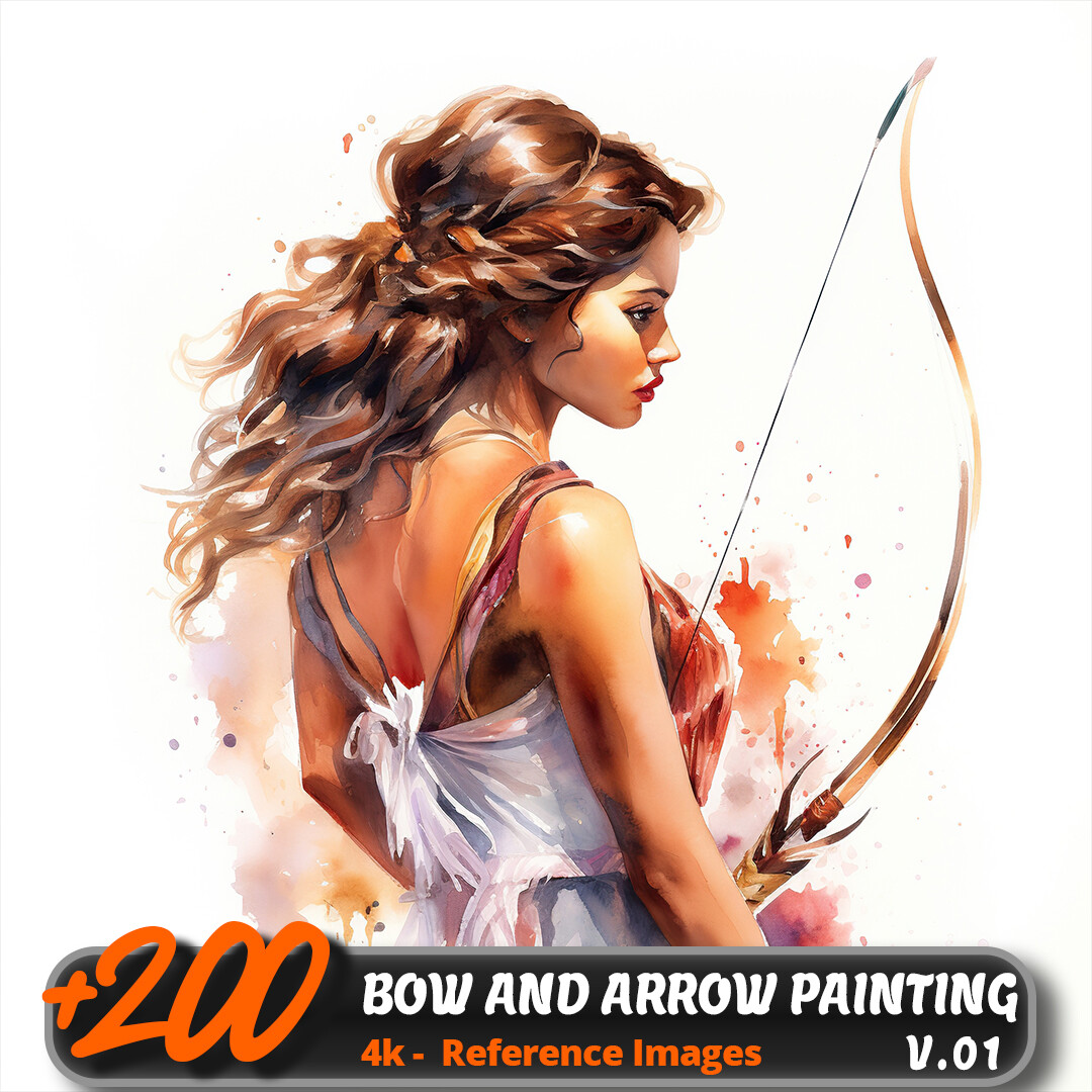ArtStation - BOW AND ARROW PAINTING VOL. 03/ 4K/ Reference Image