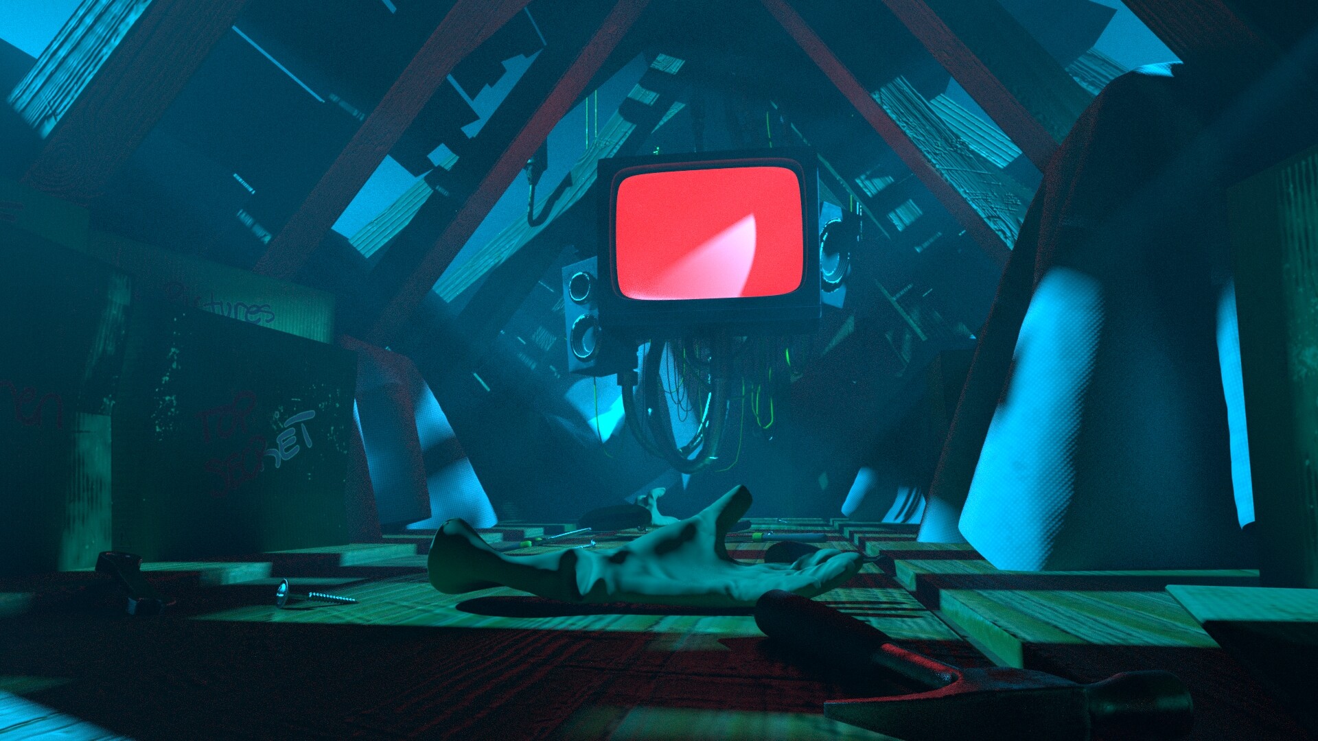 ArtStation - Mysterious Attic