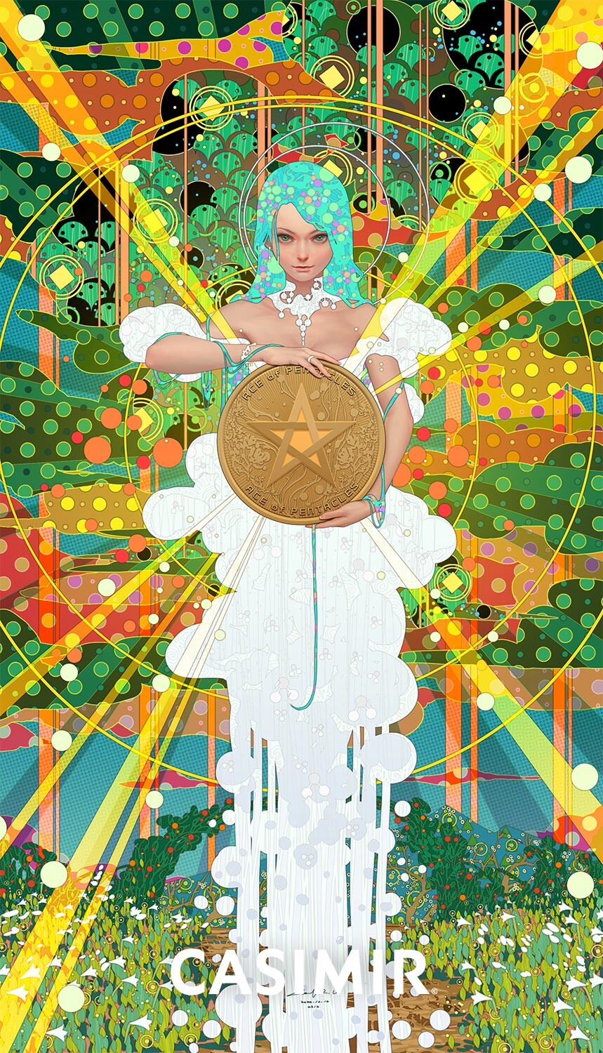 CASIMIR ART - CASIMIR ART Minor Arcana 塔羅小秘儀 ACE of PENTACLES / 錢幣一