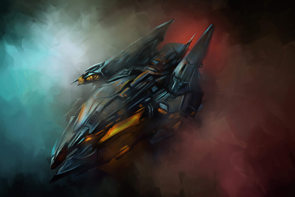 ArtStation - Hunter Ship 3
