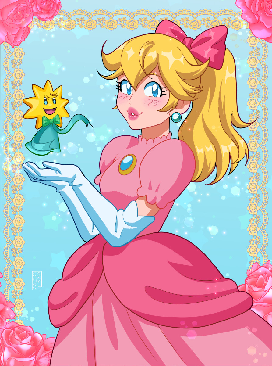 ArtStation - Princess Peach