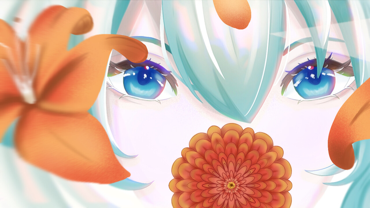 ArtStation - Hatsune Miku - Complementary Colors