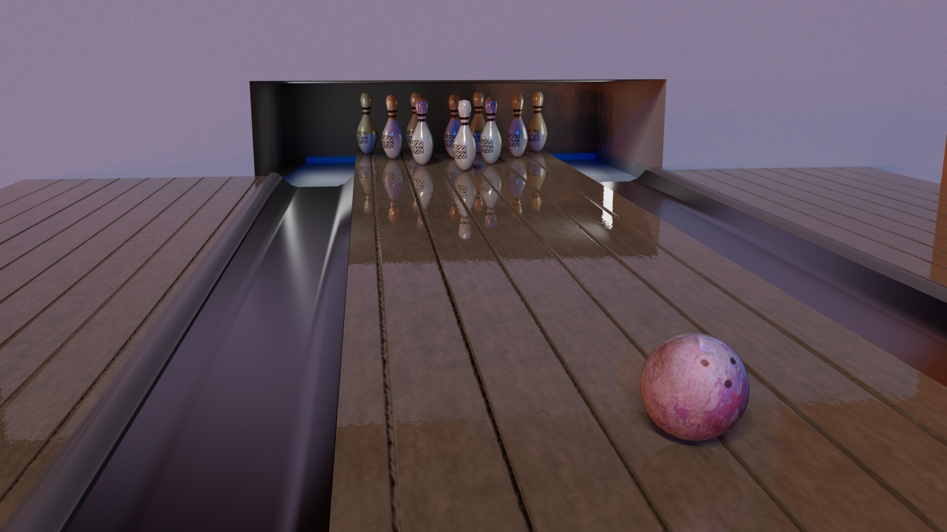 ArtStation - A bowling Segment.