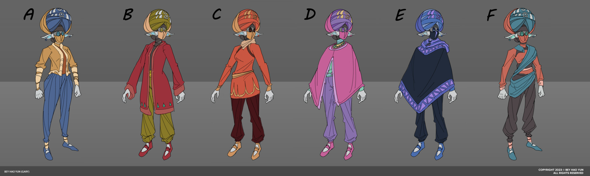 Gary Bey - Kara The Alien Merchant : Character Design