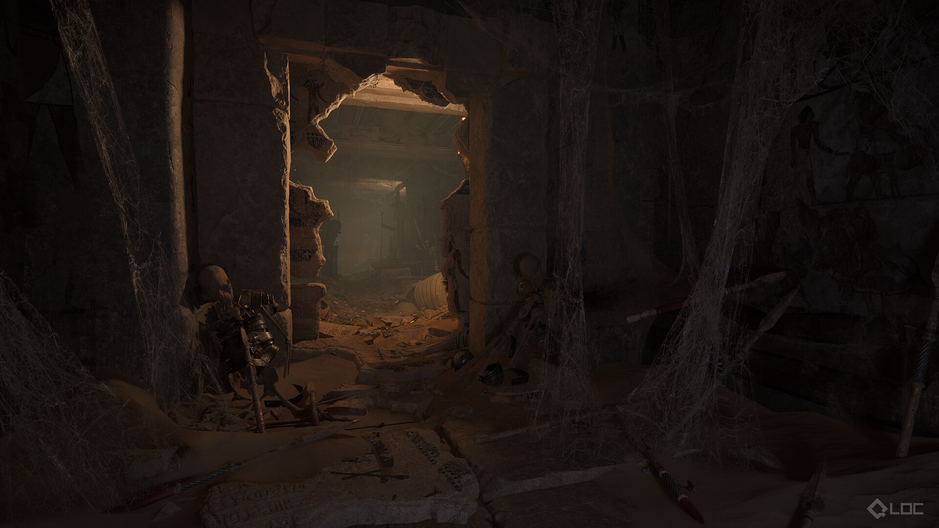 Lukasz Bienko - Environment Art - Egyptian Corridors