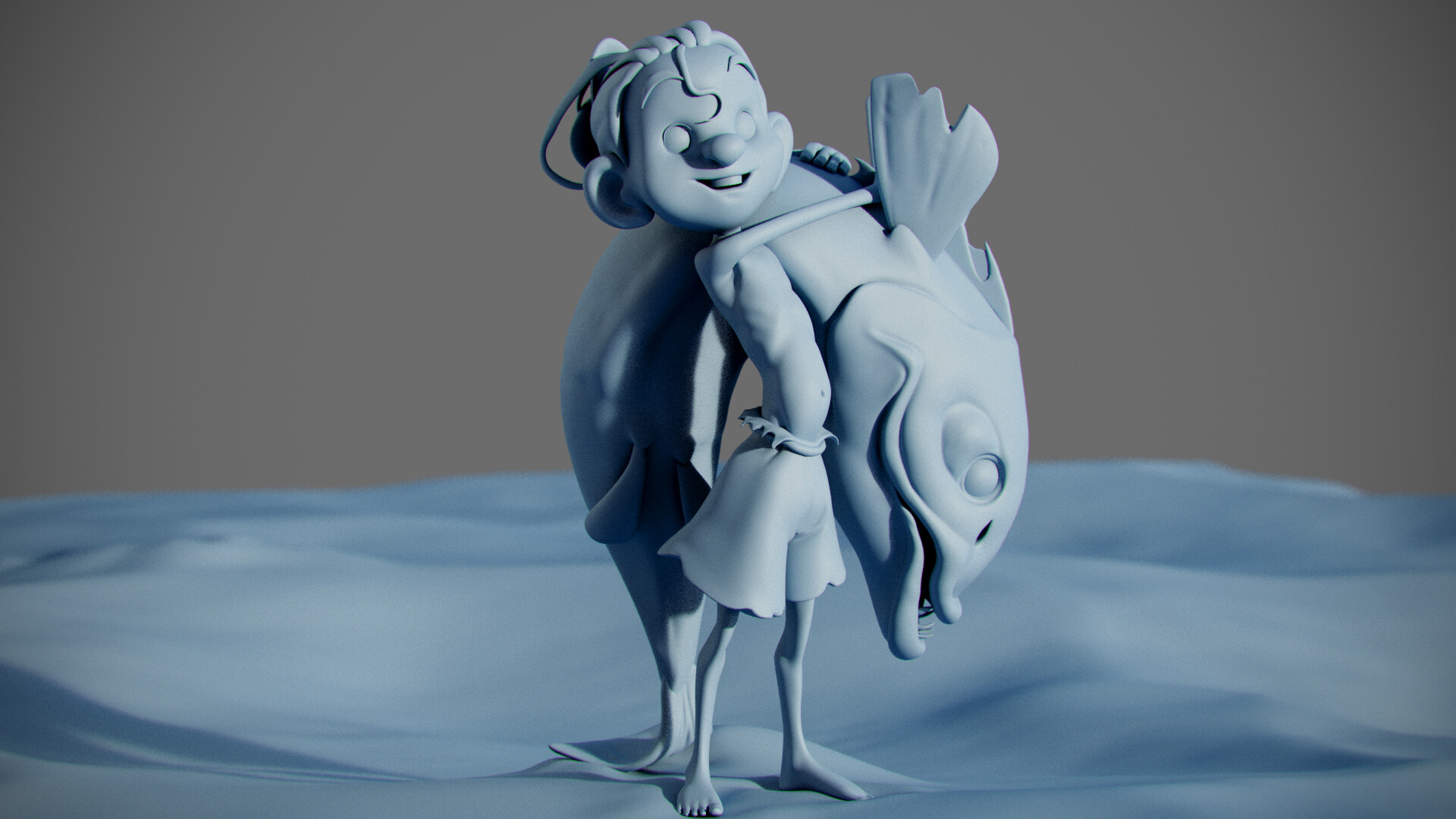 Gabriel Lacerda - The Fish and the Child 'Lookdev'