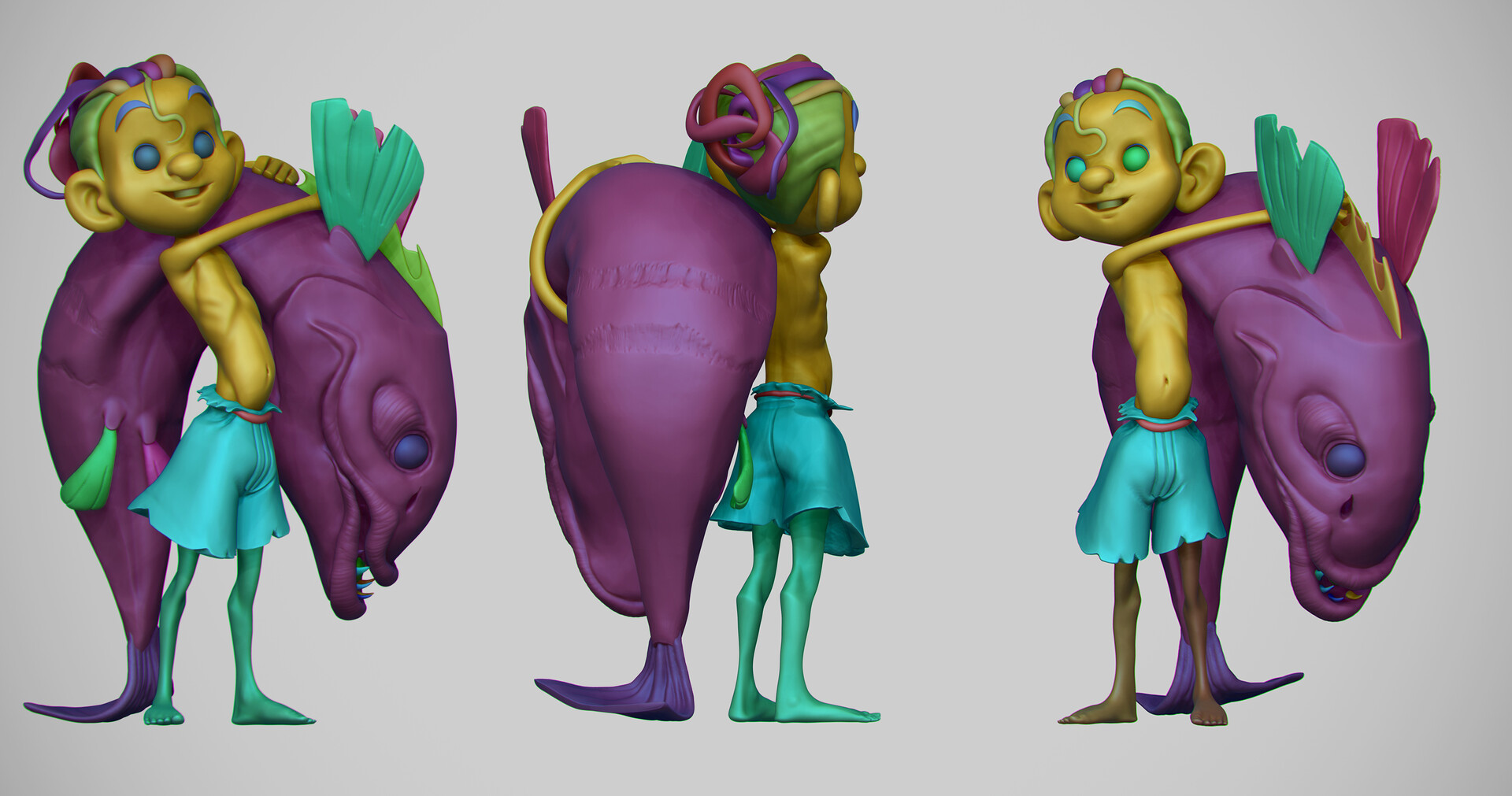 Gabriel Lacerda - The Fish and the Child 'Lookdev'