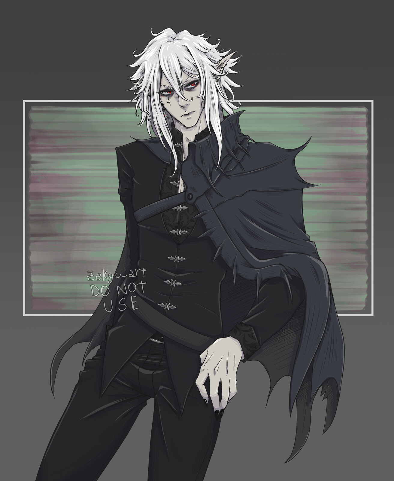 Zekyu Hide - Character Design Dnd oc definitive outfit