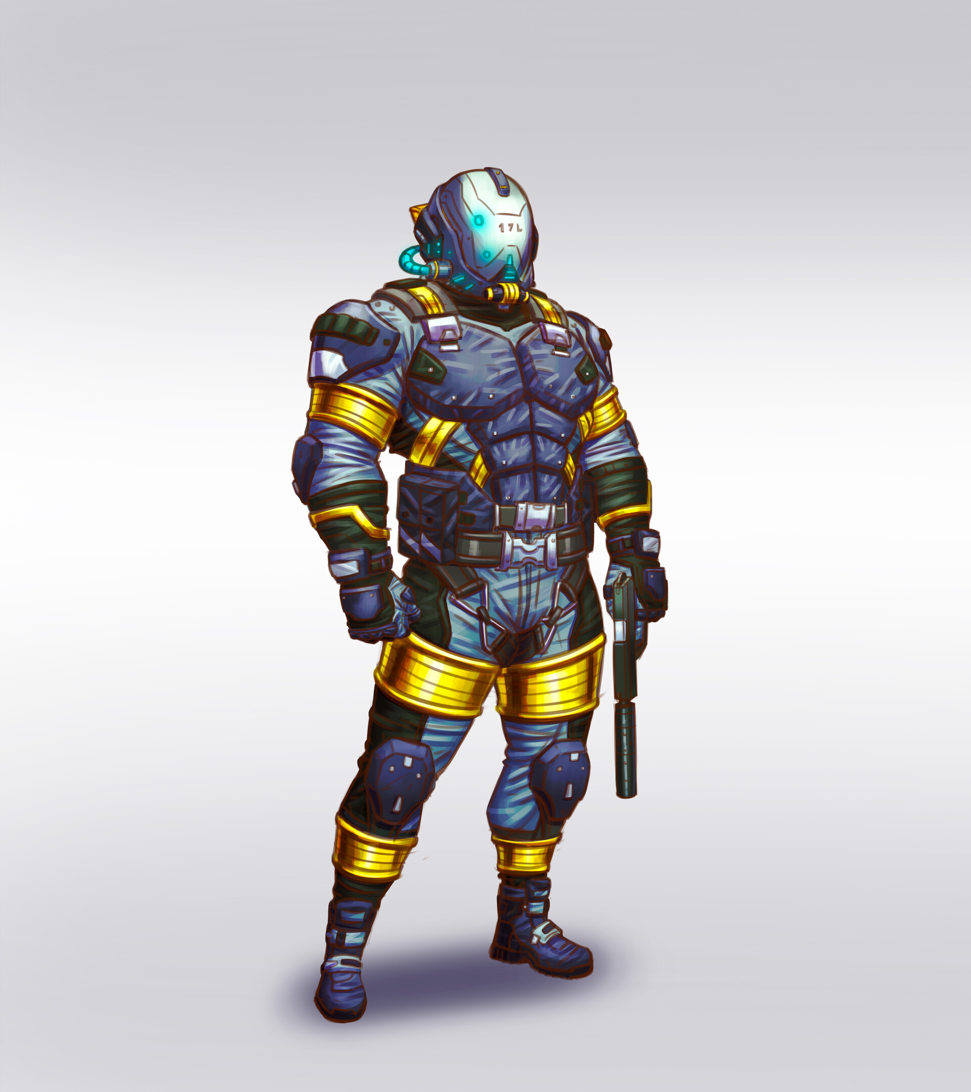 ArtStation - The Sci Fi Soldier