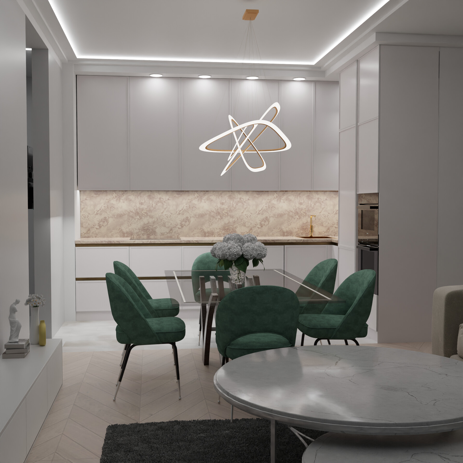 ArtStation - Kitchen design project