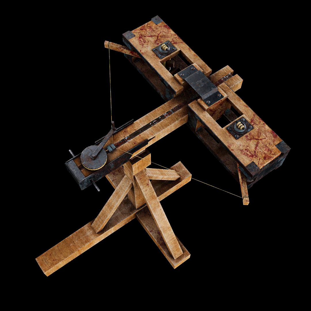 ArtStation - Ballista Weapon Rusty from Ac Valhalla | 3DHEVEN