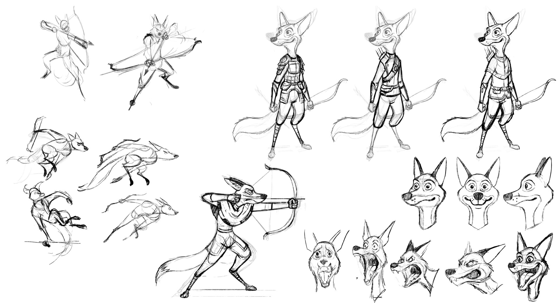 ArtStation - Fox Archer exploration