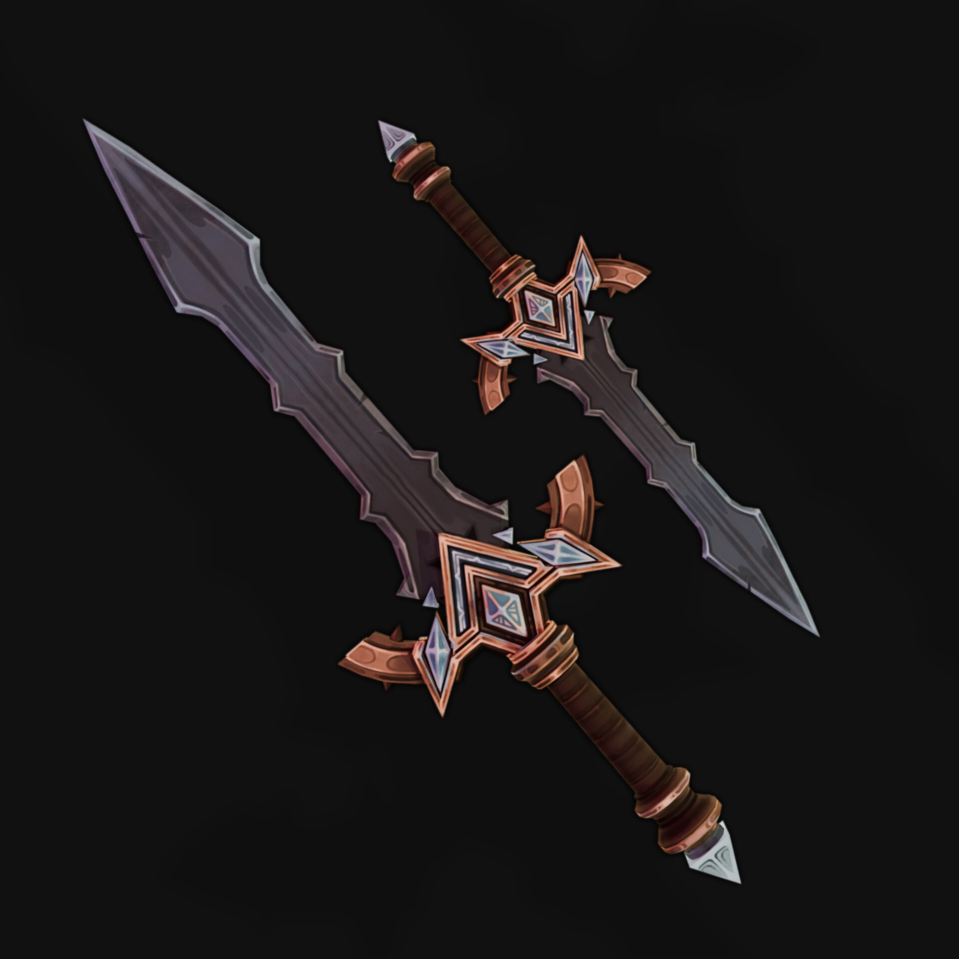 ArtStation - Fantasy Dagger - Handpainted