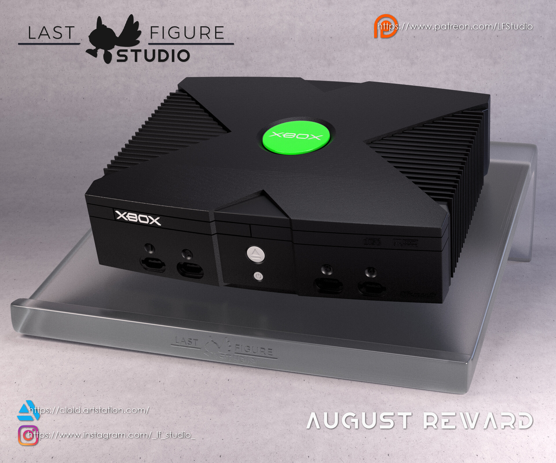ArtStation - Xbox Original FanArt Model