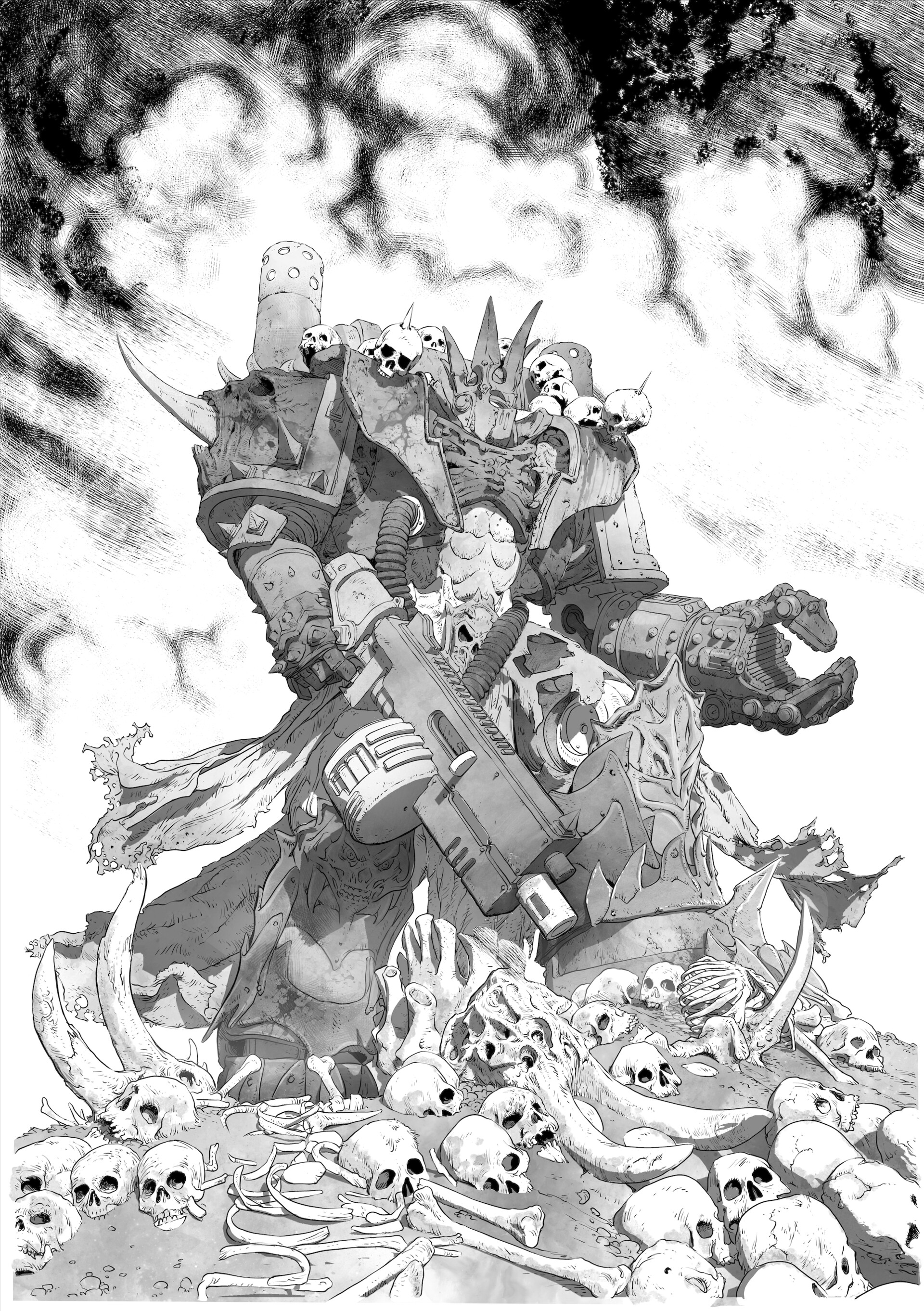 ArtStation - WarHammer 40k Chaos Lord