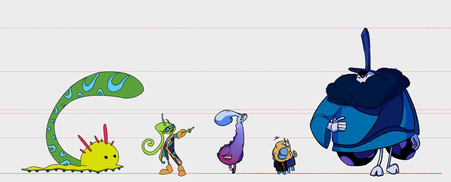 ArtStation - Theia and Borp Character Designs