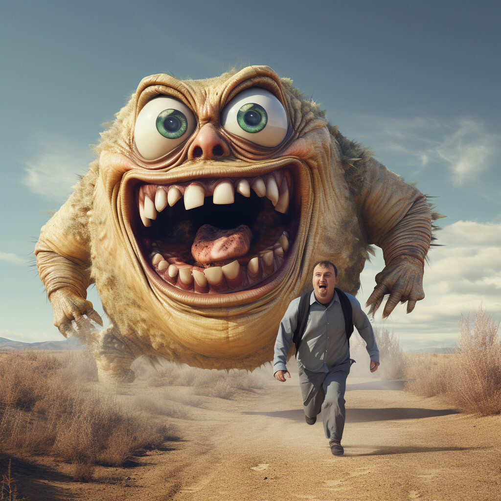 ArtStation - monster behind me