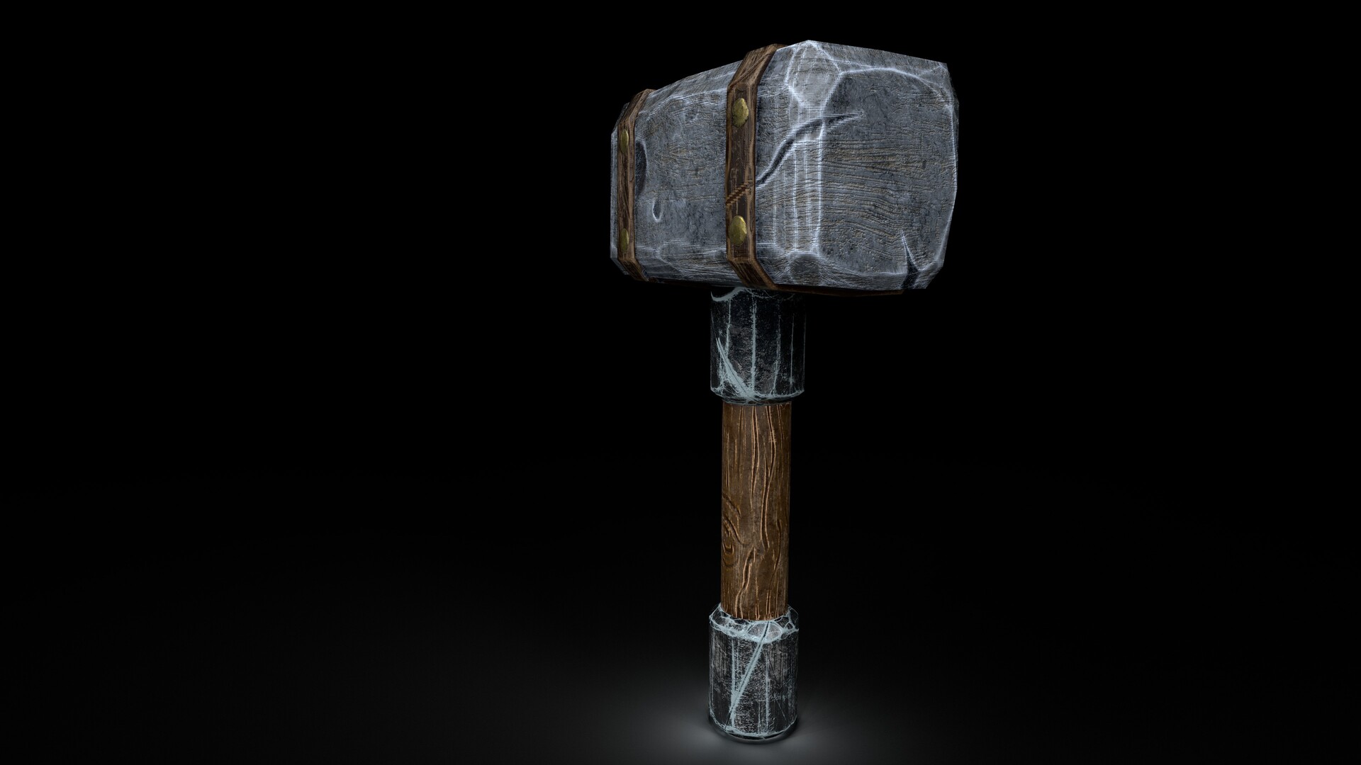 ArtStation - Stylised Stone Hammer