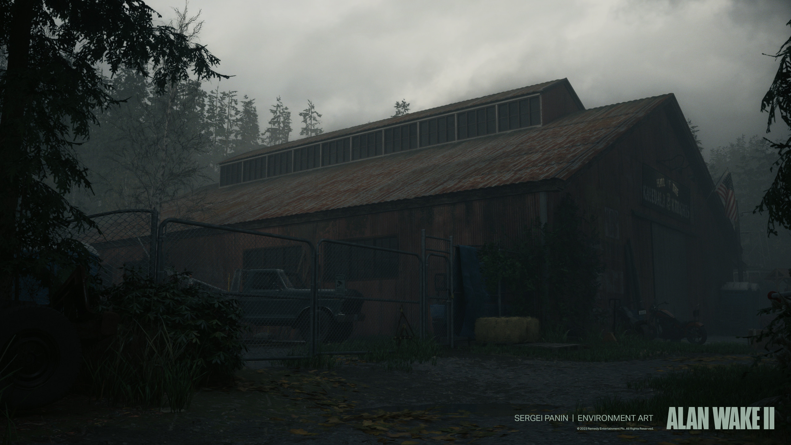 Sergei Leoluch Panin - Alan Wake 2 - Watery Warehouse