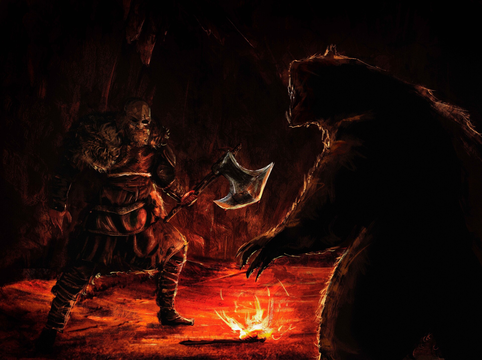 ArtStation - Bear Attack